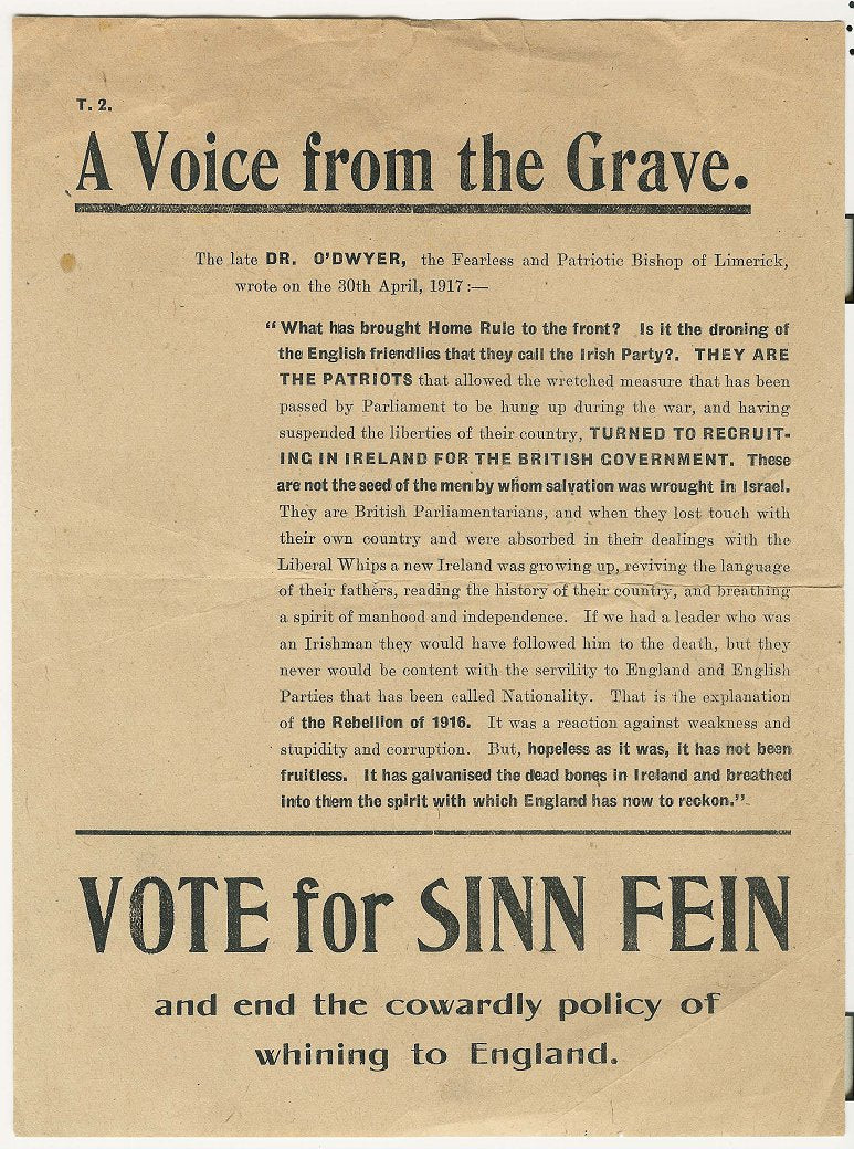 1917 AND 1918 Elections - Epherma not for sale – Joe Stanley & The ...